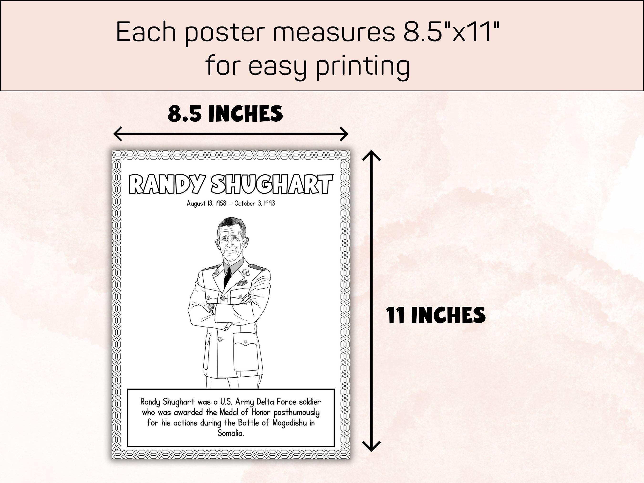 44 Famous Veterans Coloring Pages | Educational Activity & Fun Facts ...