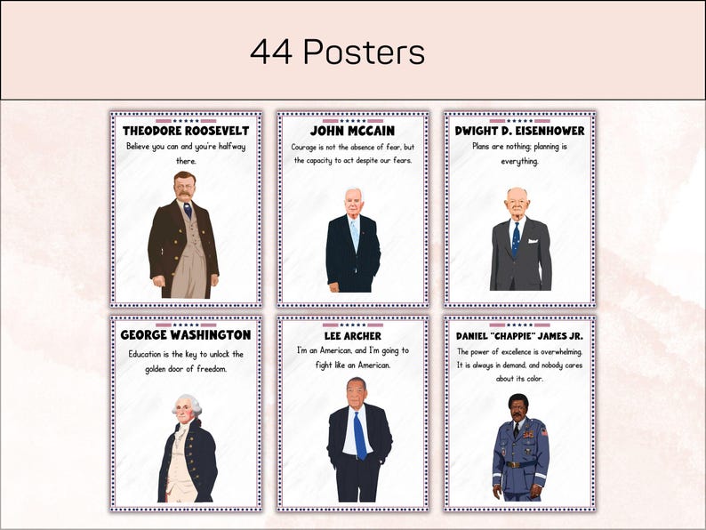 44 Veterans Quote Posters | American Heroes | Memorial Day & Veterans ...