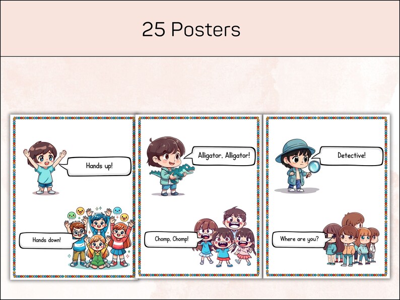 Attention Grabbers Posters Attention Getters Call & Response Classroom ...