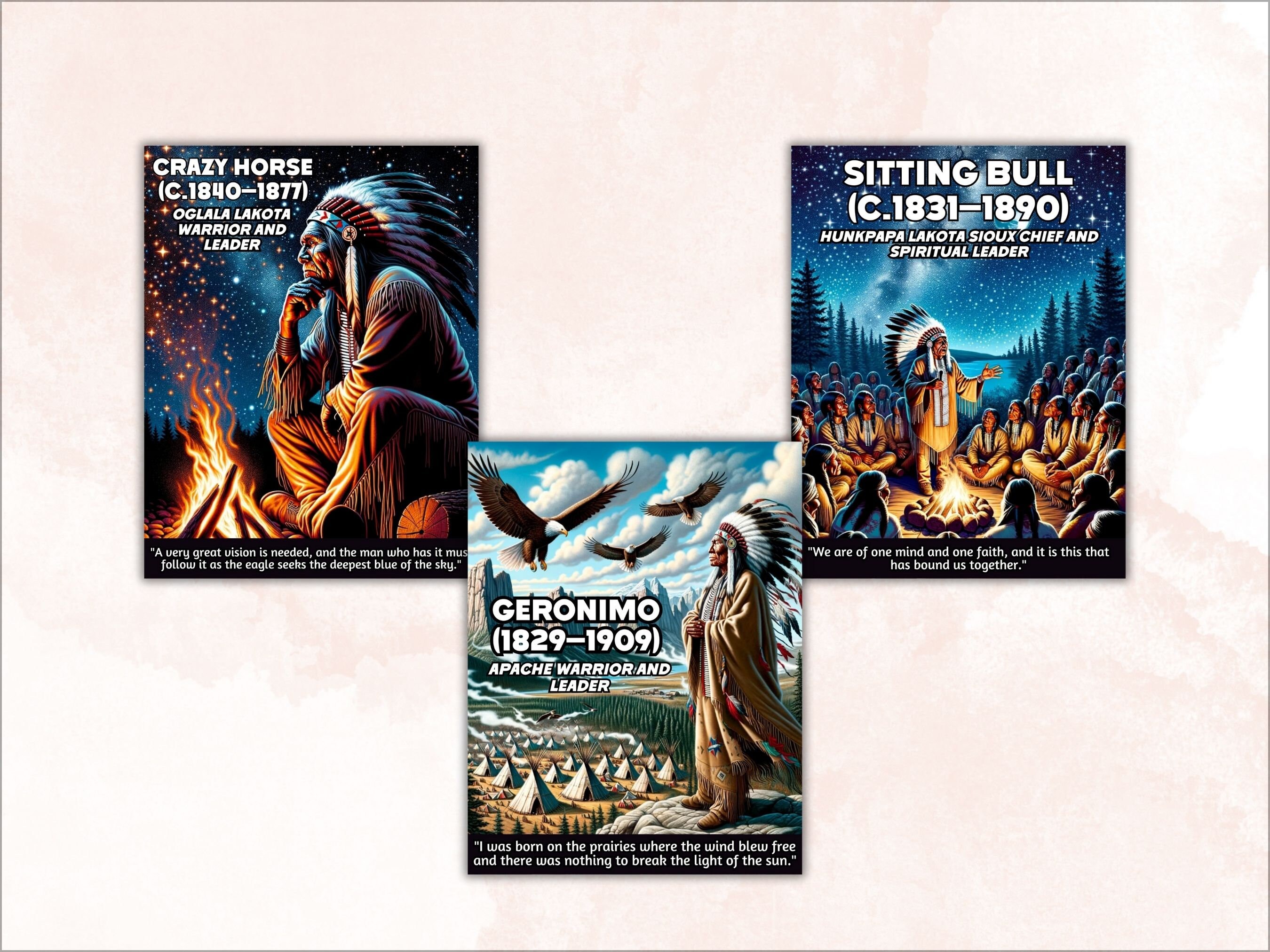 Native American Heritage Month Quote Posters 20 Trailblazers of Native ...