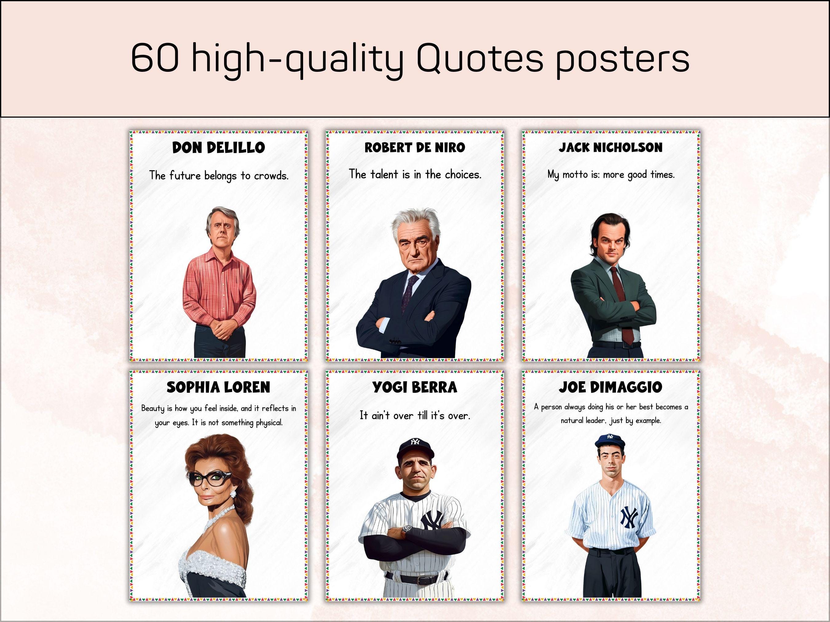 60 Famous Italian Americans Quotes Posters | Inspirational Bulletin ...