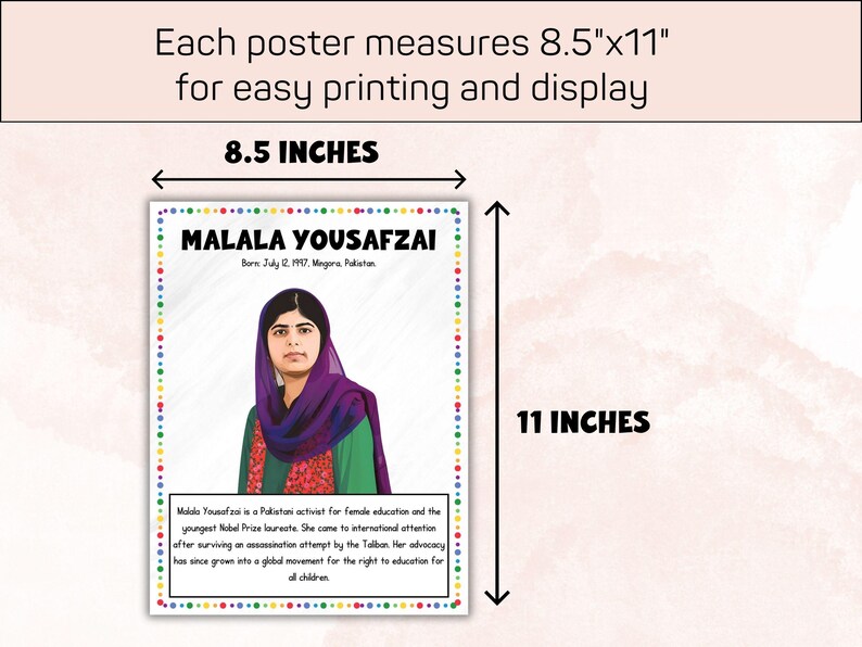 30 Famous Teachers Biography Posters Inspirational Educators Classroom ...