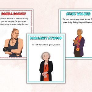 Famous Authors Quote Posters | 40 Classroom Library Decor | Literary ...