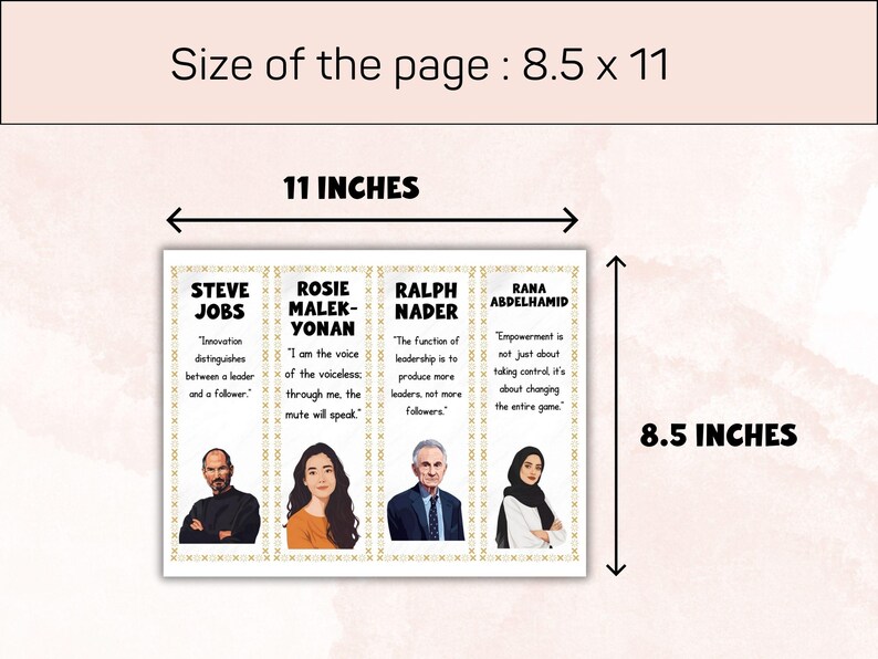 45 Famous Arab Americans Bookmarks, Arab American Heritage Month ...