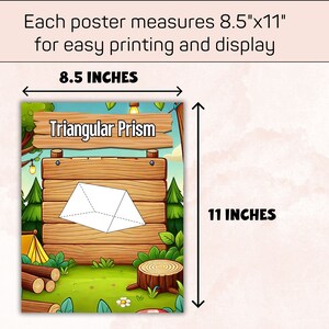 Camping Theme Classroom Decor 2D and 3D Shapes Posters Bulletin Board ...