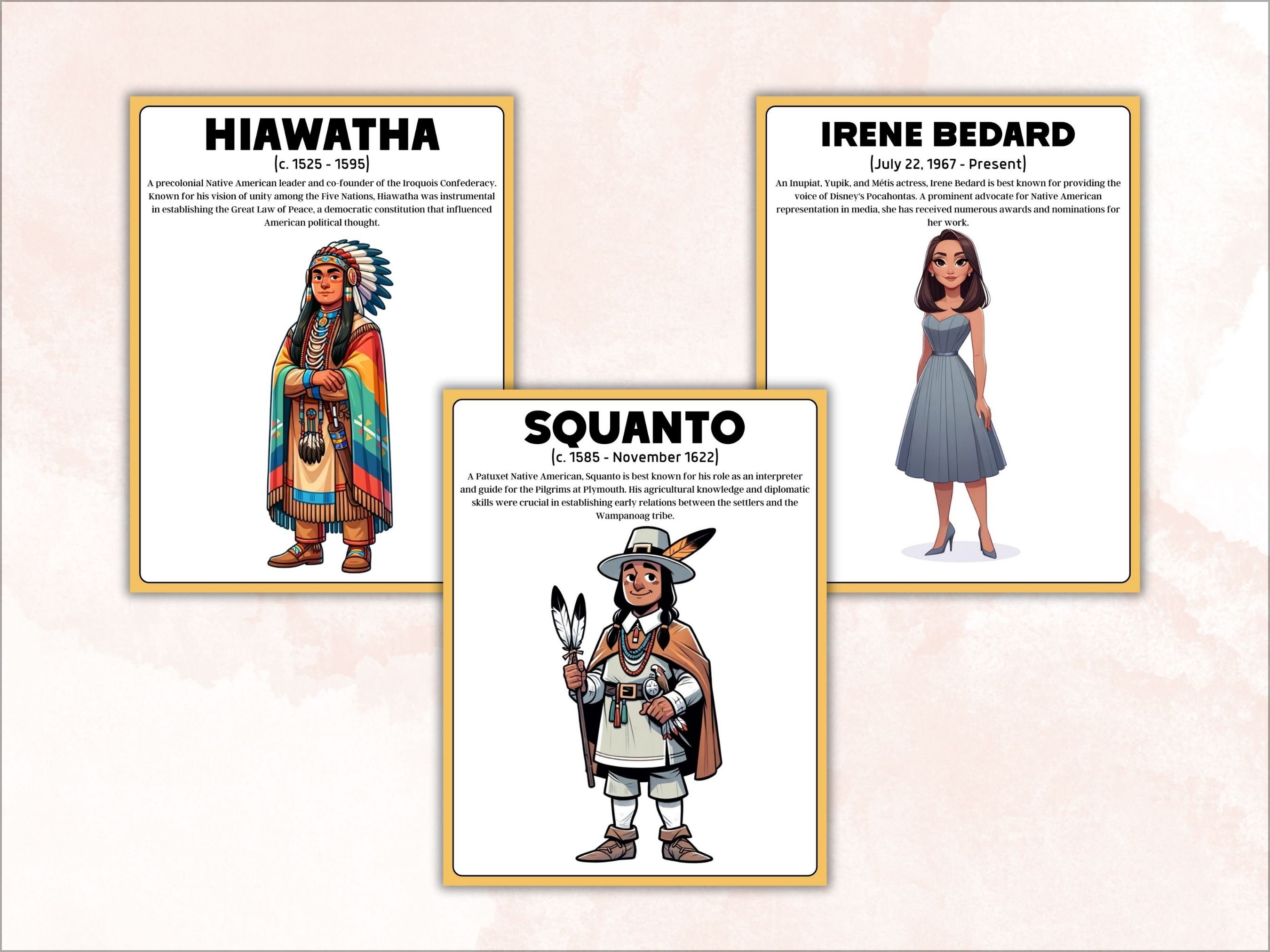 41 Native Americans Biographies Posters | Native American Heritage ...