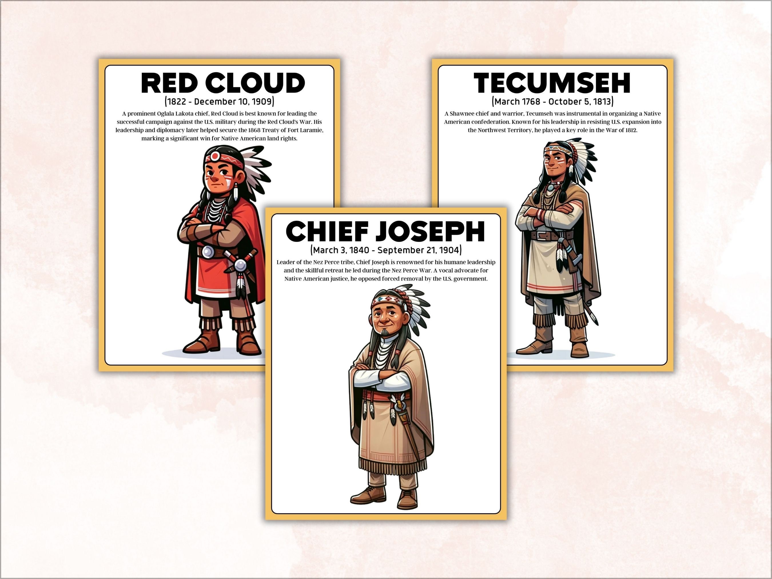 41 Native Americans Biographies Posters | Native American Heritage ...