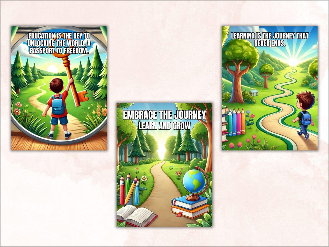 Camping Theme Classroom Decor Motivational Posters, Back to School ...