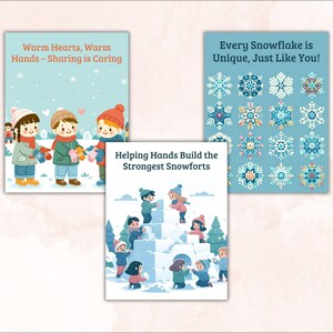 Winter Kindness Bulletin Board Set | 20 Inspiring Posters for Classroom ...