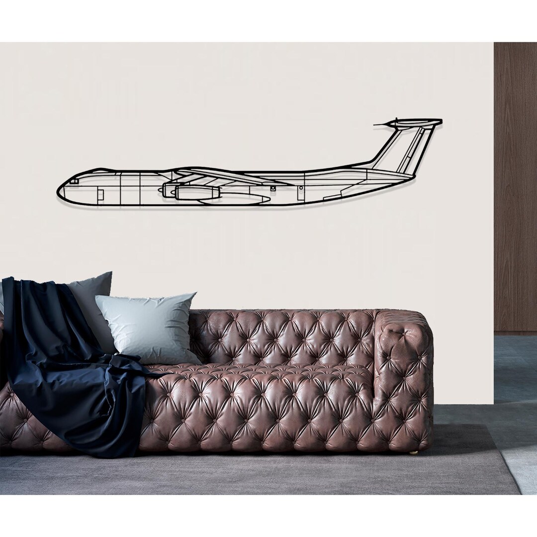 Lockheed C-141 Starlifter Plane Metal Wall Art, Plane Wall Art ...