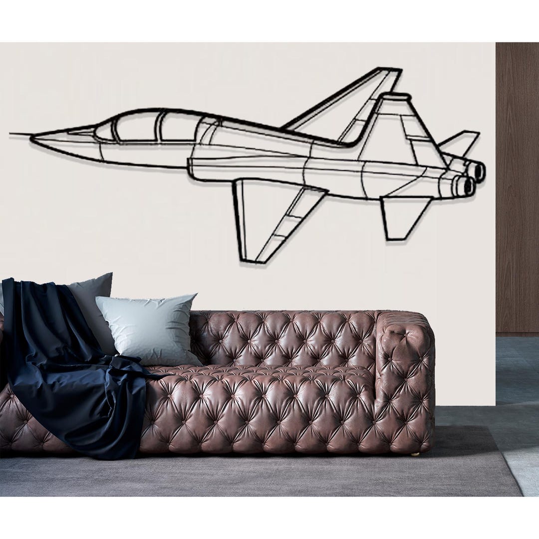 Northrop T 38C Talon Airplane Metal Wall Art, Metal Wall Decor ...
