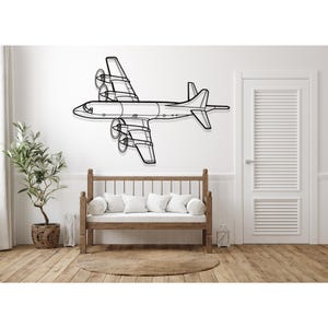 Lockheed P 3C Orion Angle Plane Metal Wall Art, Plane Wall Art ...