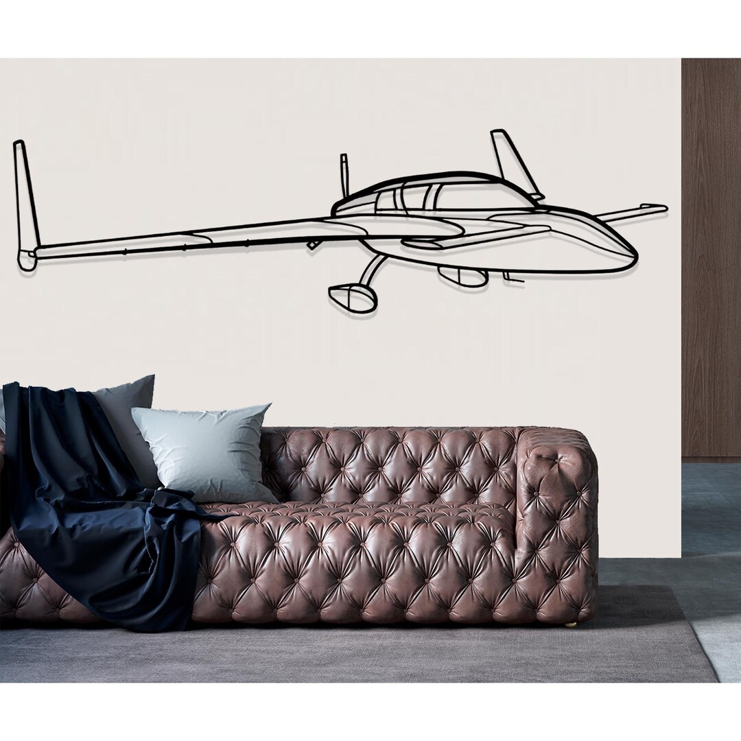Cozy MK 4 Airplane Metal Wall Art, Metal Wall Decor, Airplane Wall ...
