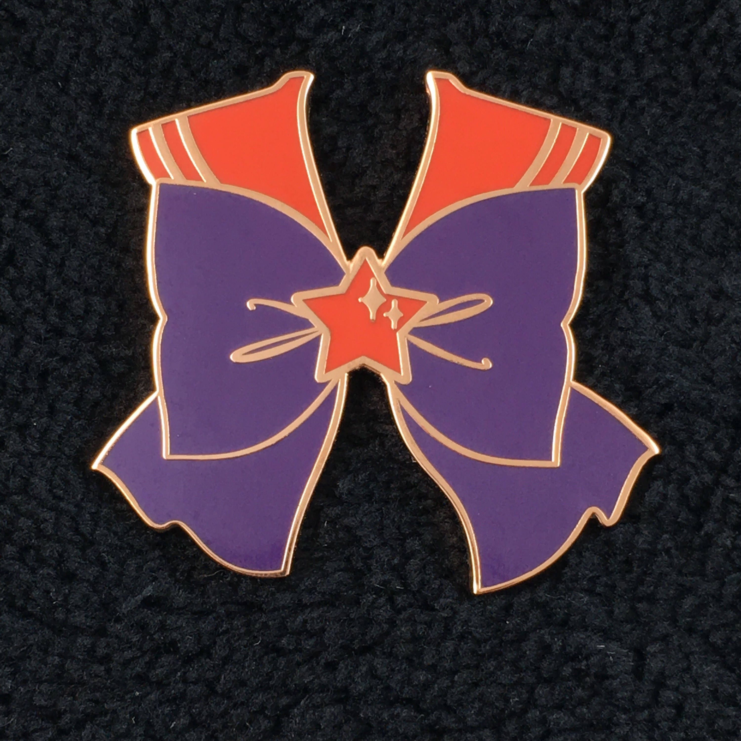 Sailor Mars Bow Pin | Etsy