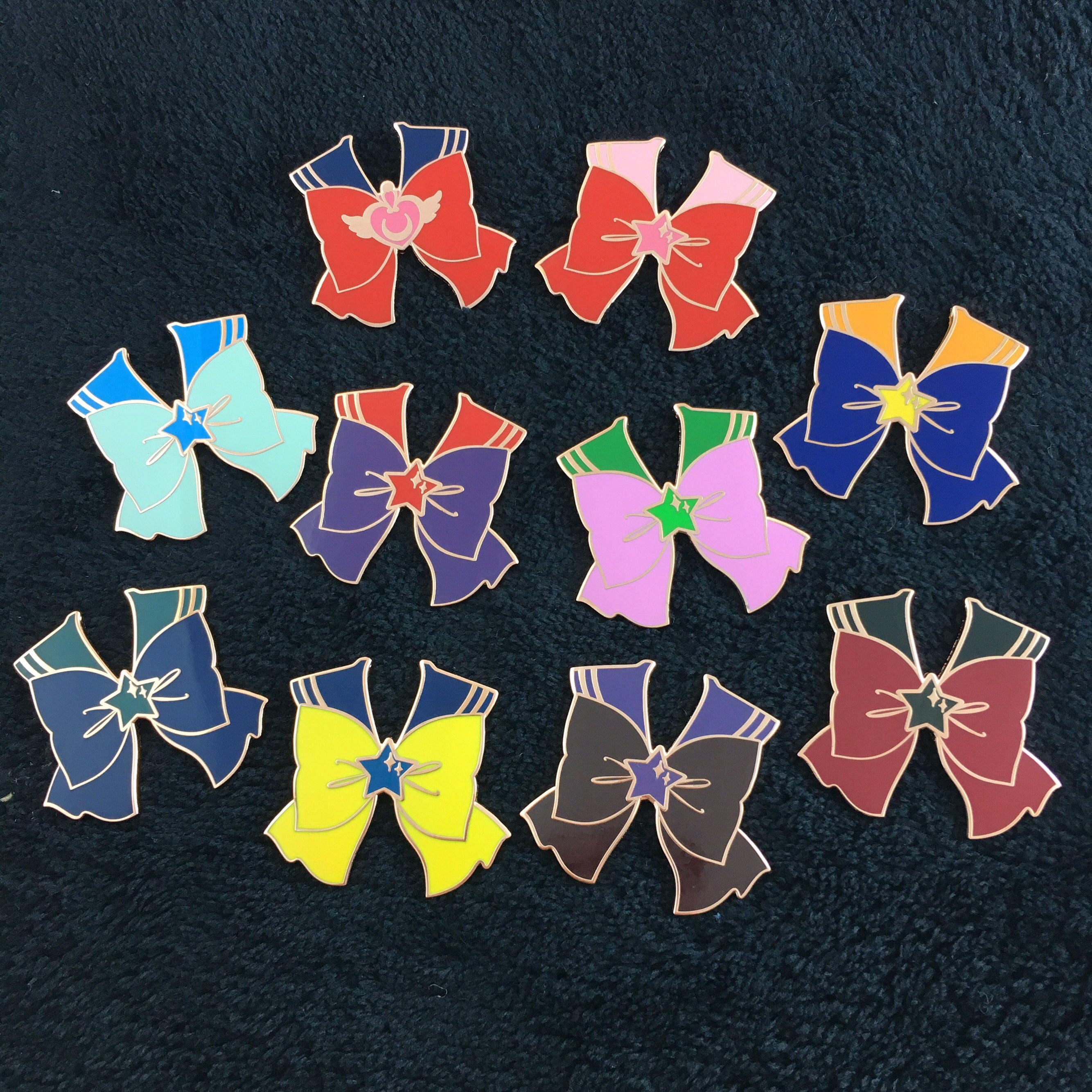 Sailor Mars Bow Pin - Etsy