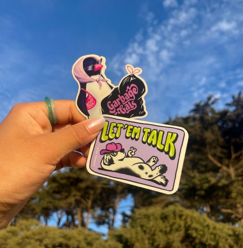 Garbage Sticker - Etsy
