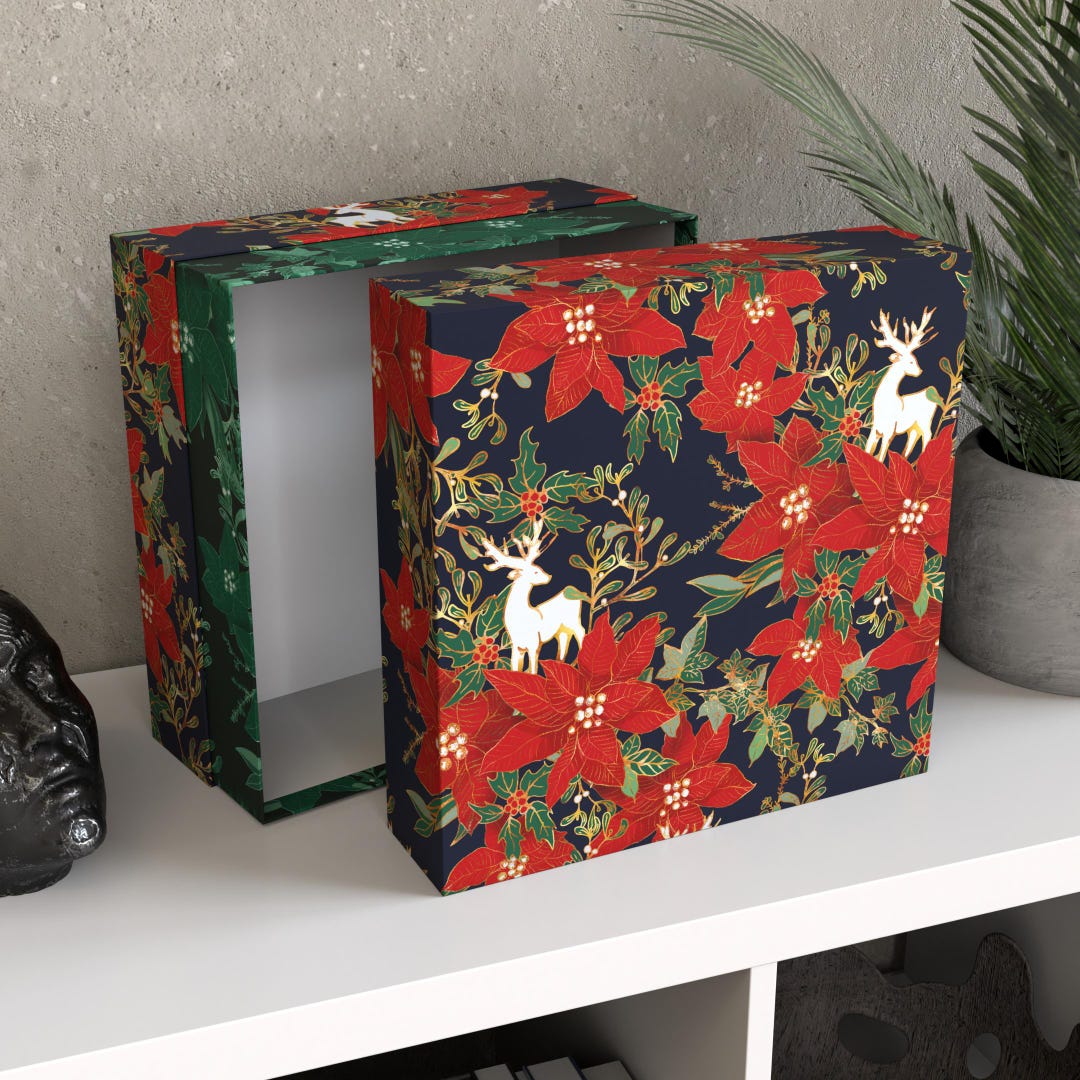 Personalized Christmas Storage Box | Keepsake Chest, Large Custom ...