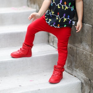 Baby Boy Solid Red Harem Pants: Etsy Kid's Fashion, Valentine's Day ...