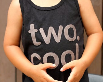 Baby Boy Toddler Boy two Cool Tank Top T-shirt | Etsy