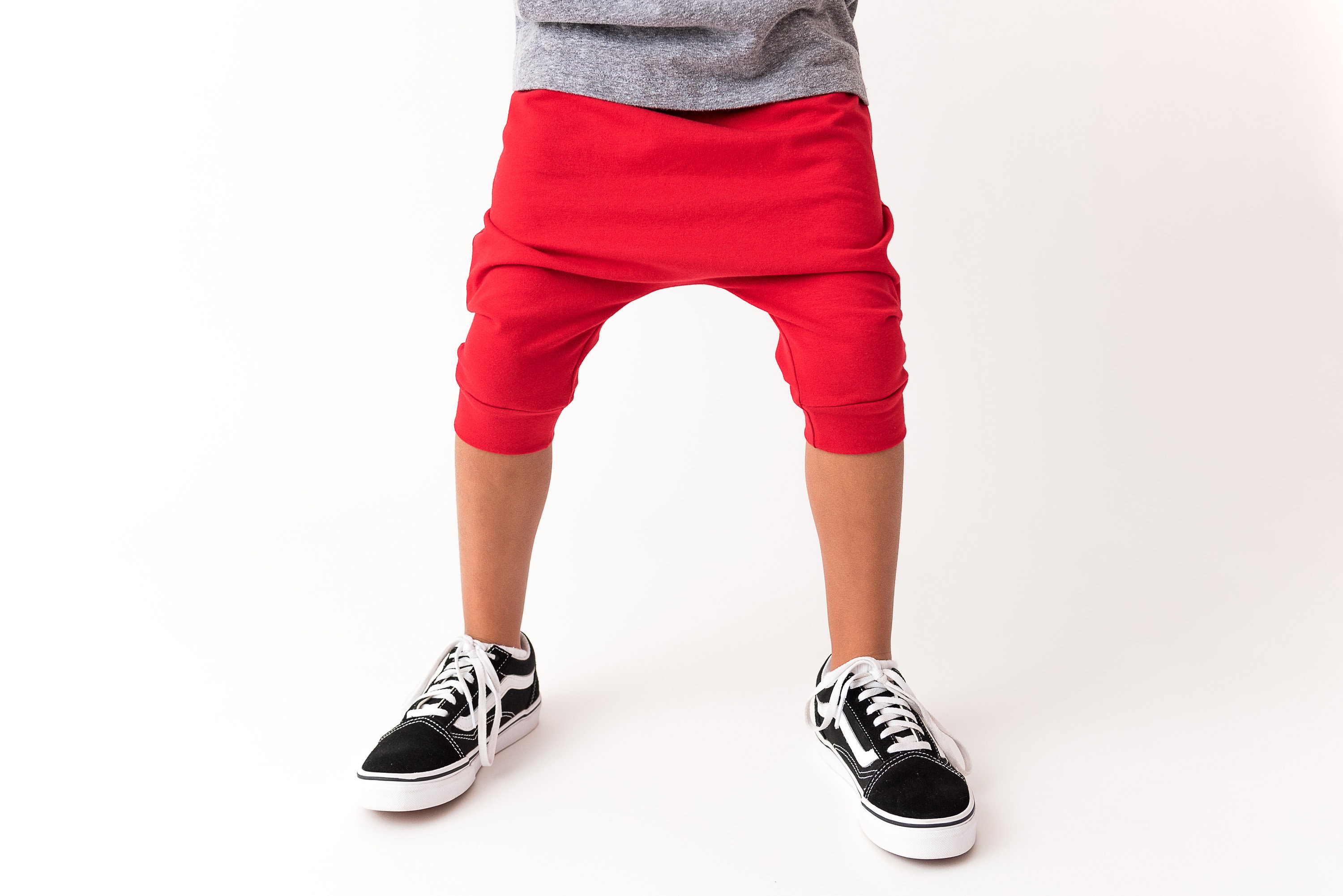 Solid Red Harem Shorts: Etsy kid's fashion red toddler - Etsy