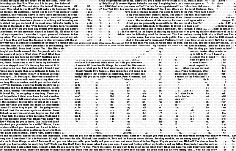 The Godfather Part 2 Movie Script Poster Memorabilia Script Poster ...