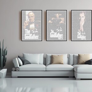 The Godfather Part 3 Movie Script Poster | Memorabilia Script Poster ...