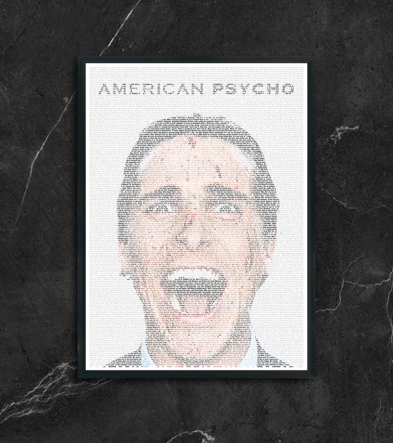 American Psycho Movie Script Poster | Memorabilia Script Poster ...