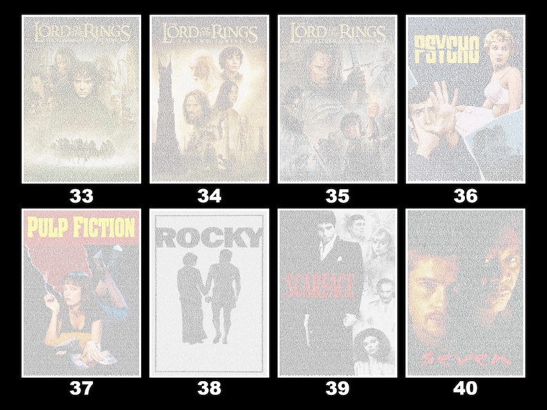 Movie Script Poster | Digital Download | Memorabilia Script Poster ...