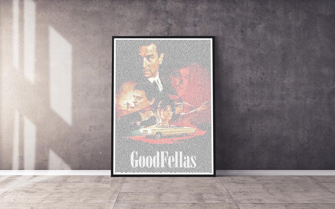 Goodfellas Movie Script Poster | Memorabilia Script Poster ...