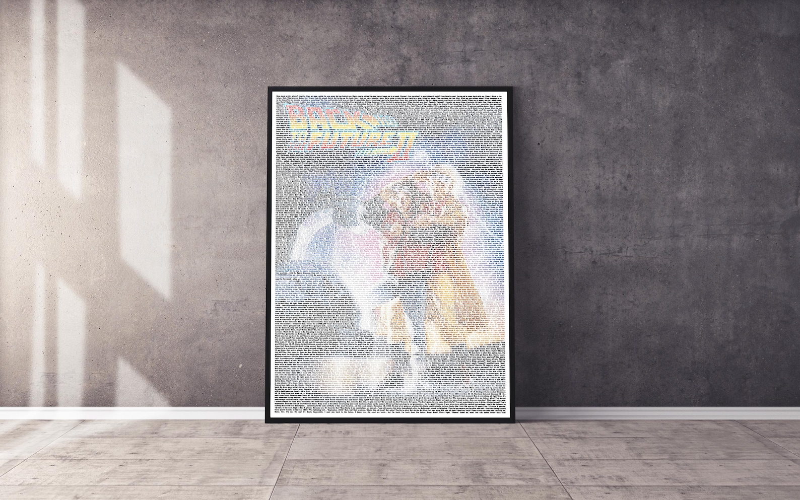 Back to the Future Part II Movie Script Poster | Memorabilia Script ...