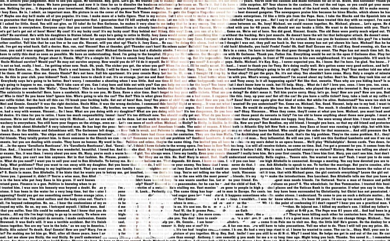 The Godfather Part 3 Movie Script Poster | Memorabilia Script Poster ...