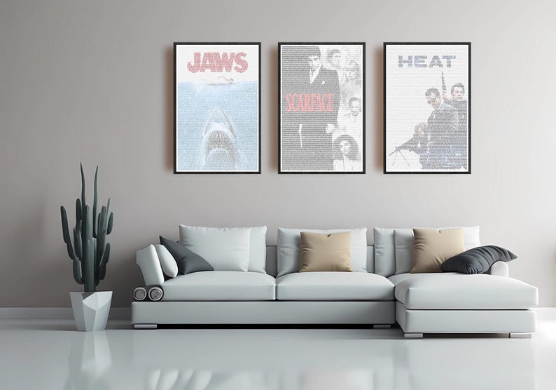 Scarface Movie Script Poster | Memorabilia Script Poster ...