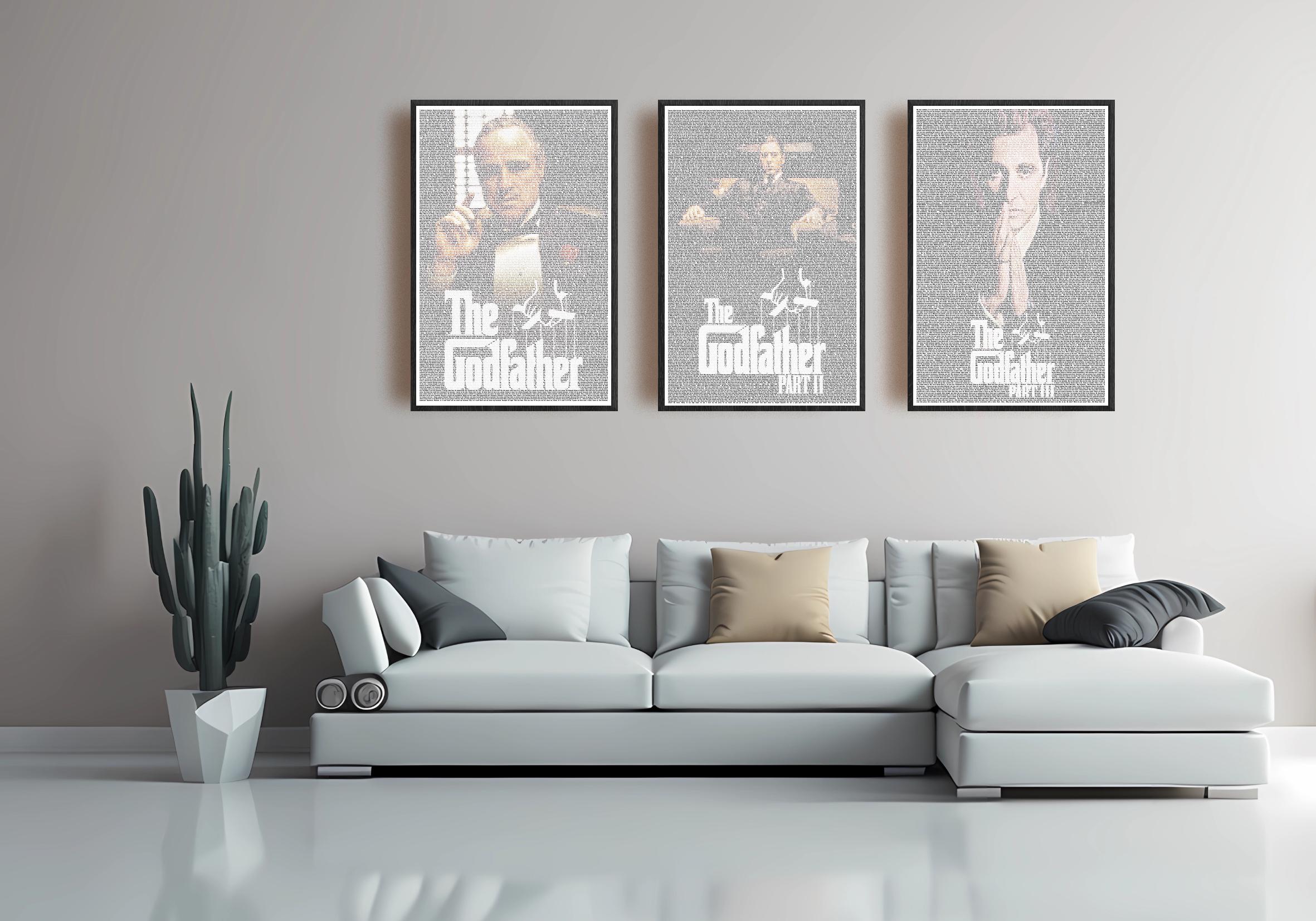 The Godfather Part 2 Movie Script Poster | Memorabilia Script Poster ...