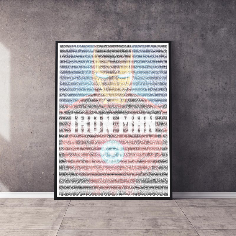 Iron Man Poster - Etsy
