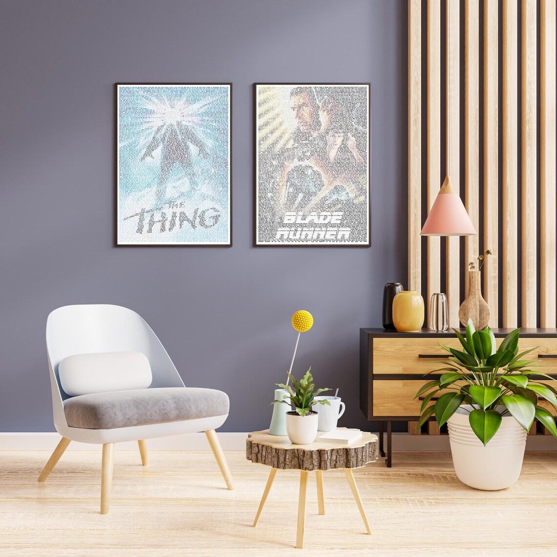 The Thing Movie Script Poster | Memorabilia Script Poster ...