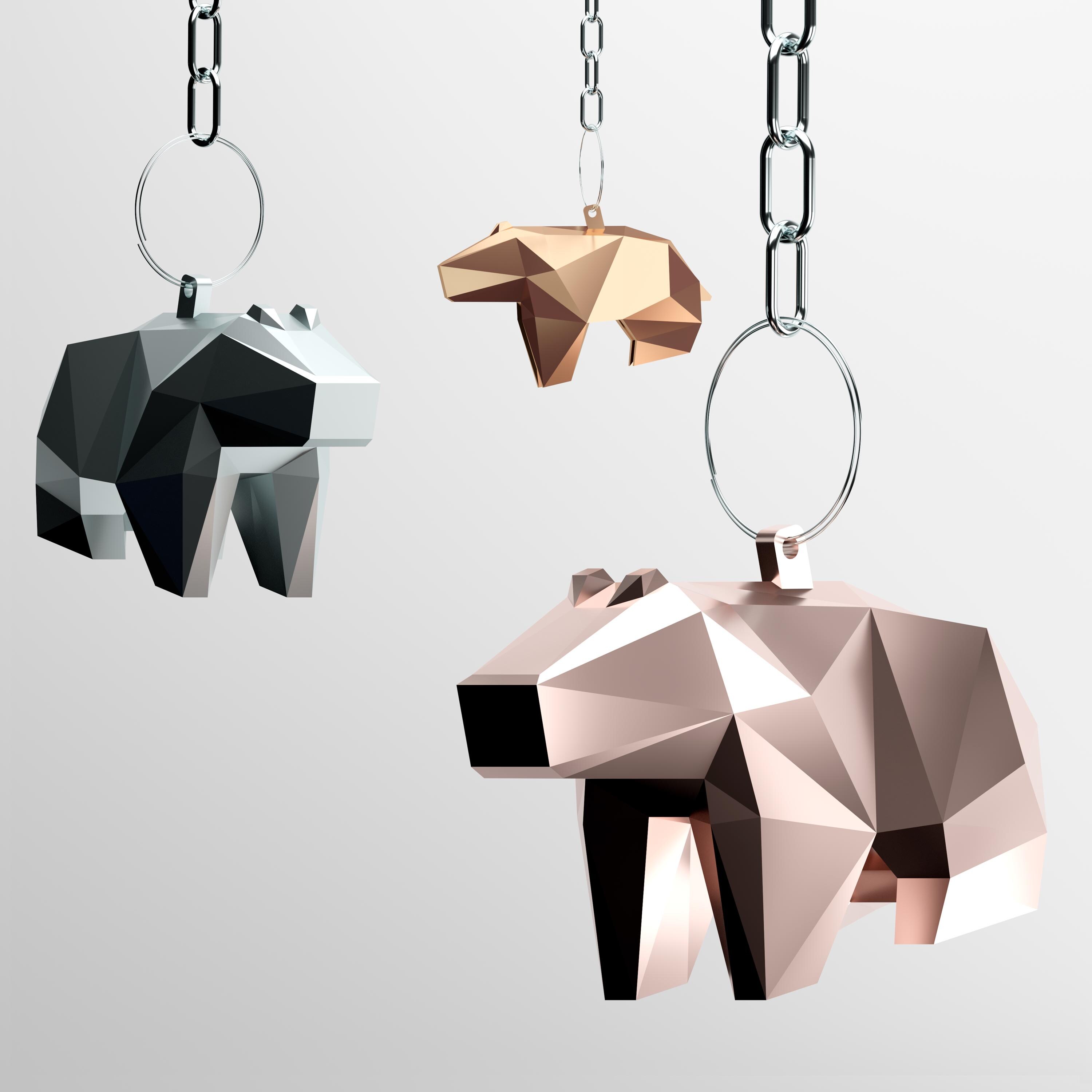 Diamond Capybara Keychain 3D STL Files, 3D Keychain Print Files, Stl ...