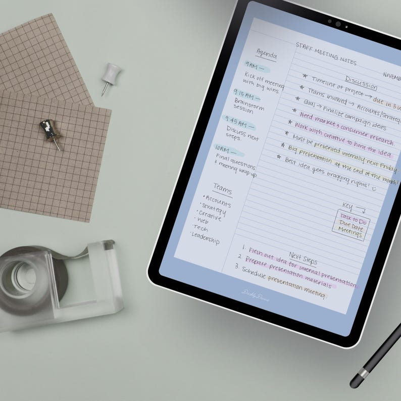 Cornell Notes Template - Deep Sea Edition - Lined, Graph, Dots & Blank ...