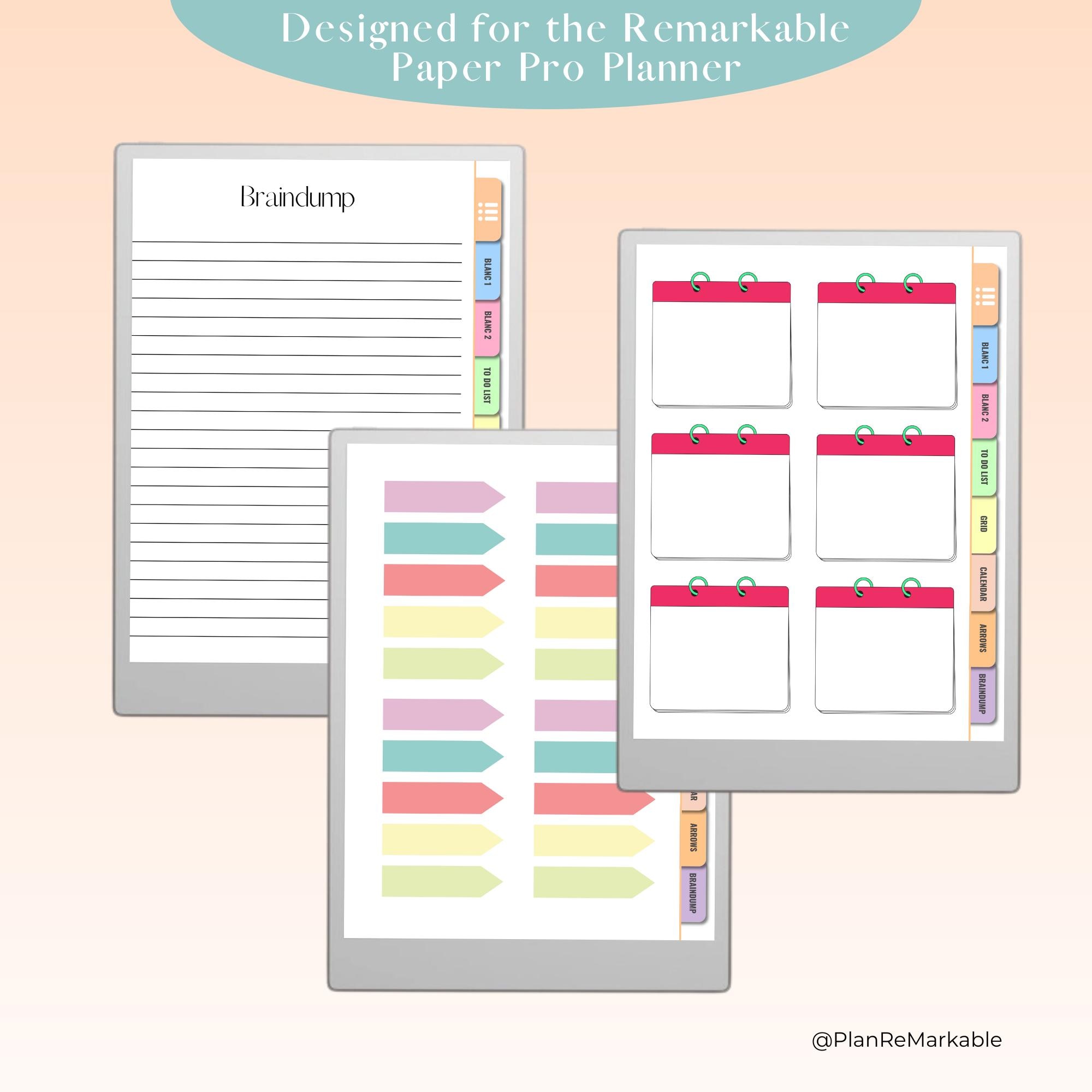 Sticky Notes for E-ink Tablet | Suitable for Remarkable Paper Pro ...