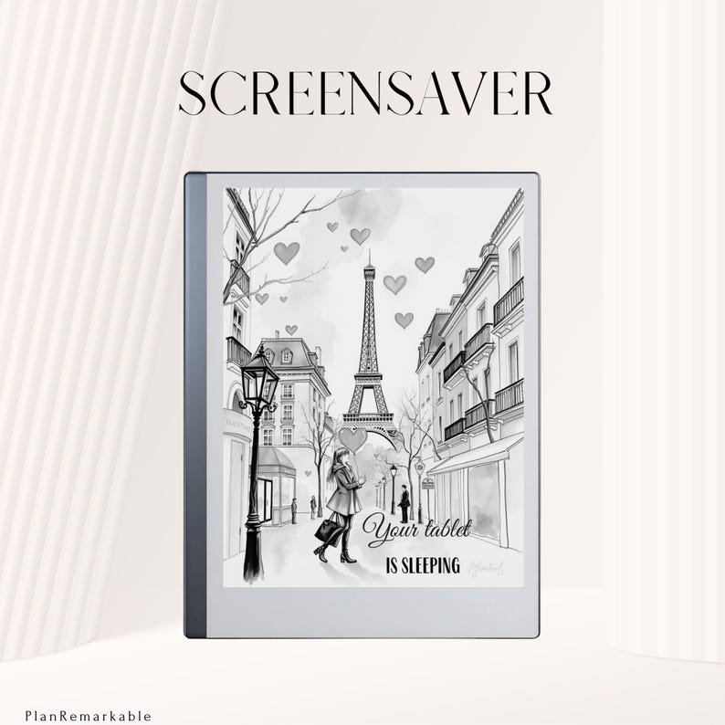 Sleep Screen, Notebook Screen and Cover for E-ink Tablet | Suitable for ...