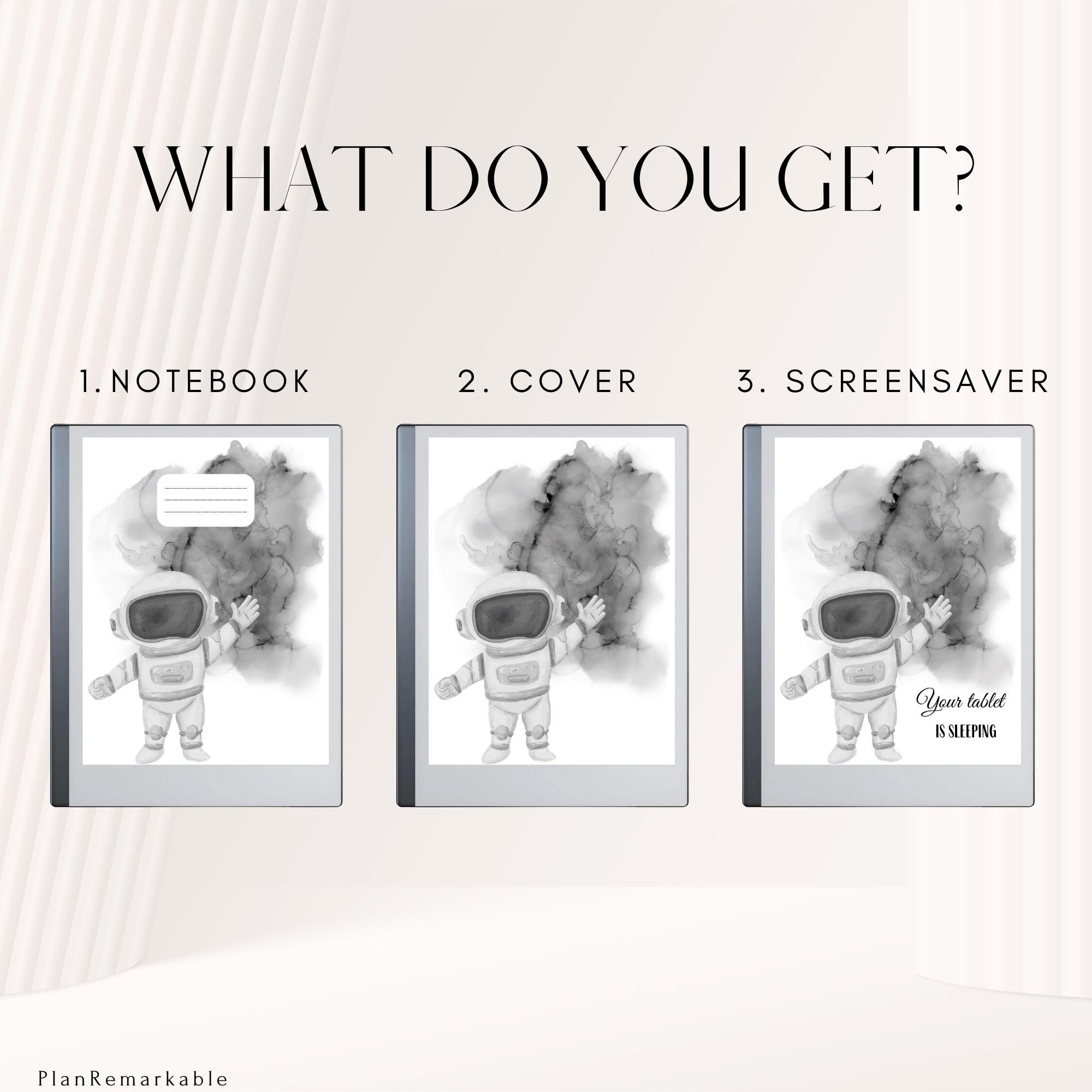 Sleep Screen, Notebook Screen and Cover for E-ink Tablet | Suitable for ...