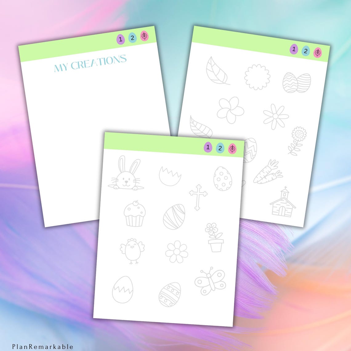 Tracing Stickers for E-ink Tablet - Suitable for Remarkable 1, 2 and ...