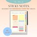 Sticky Notes for E-ink Tablet | Suitable for Remarkable Paper Pro ...