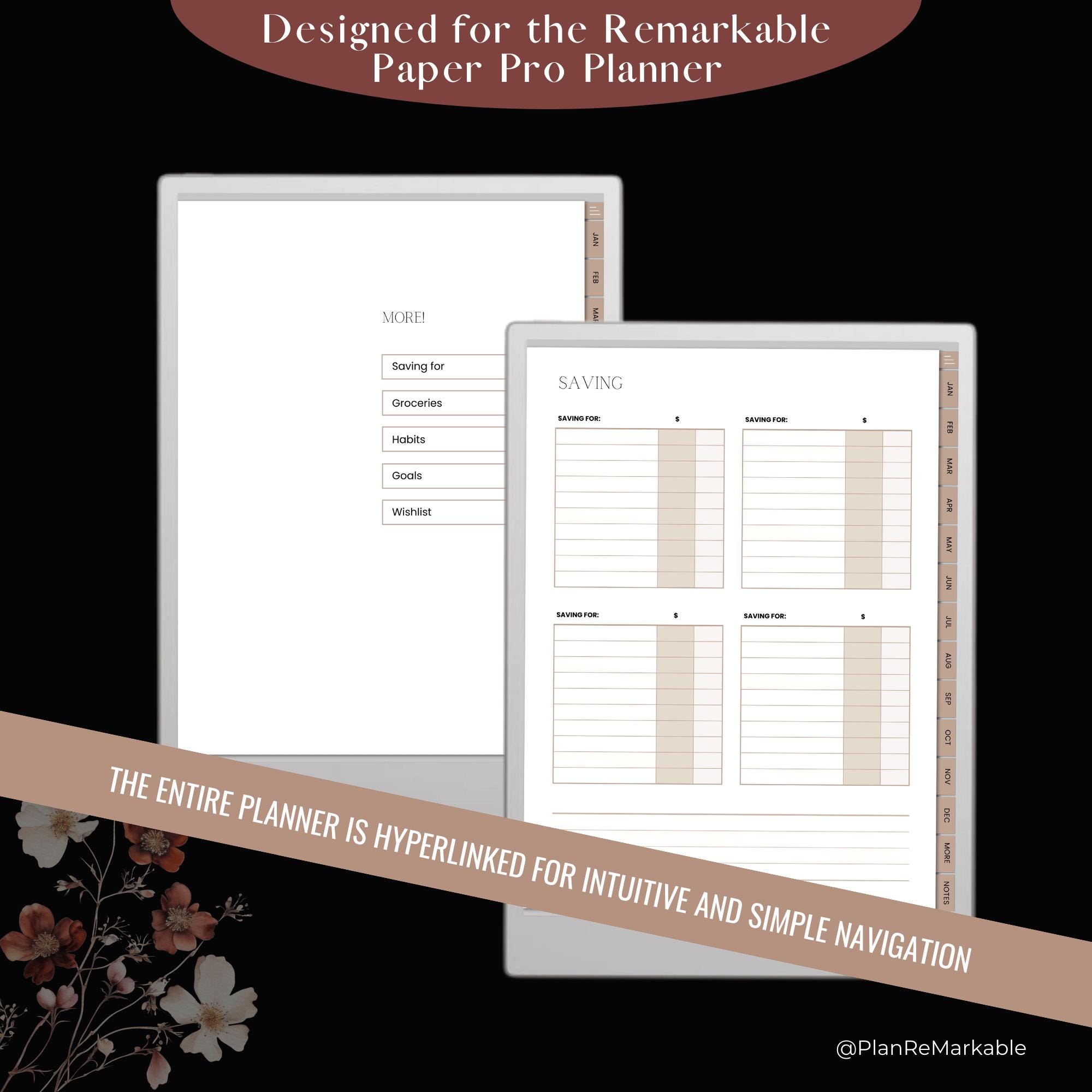 2025 Digital Weekly Planner for E-ink Tablet | Suitable for Remarkable ...