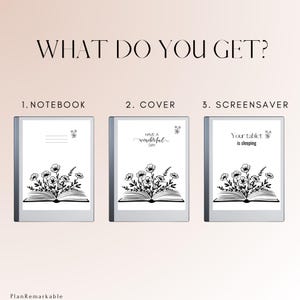 Sleep Screen, Notebook Screen and Cover for E-ink Tablet | Suitable for ...