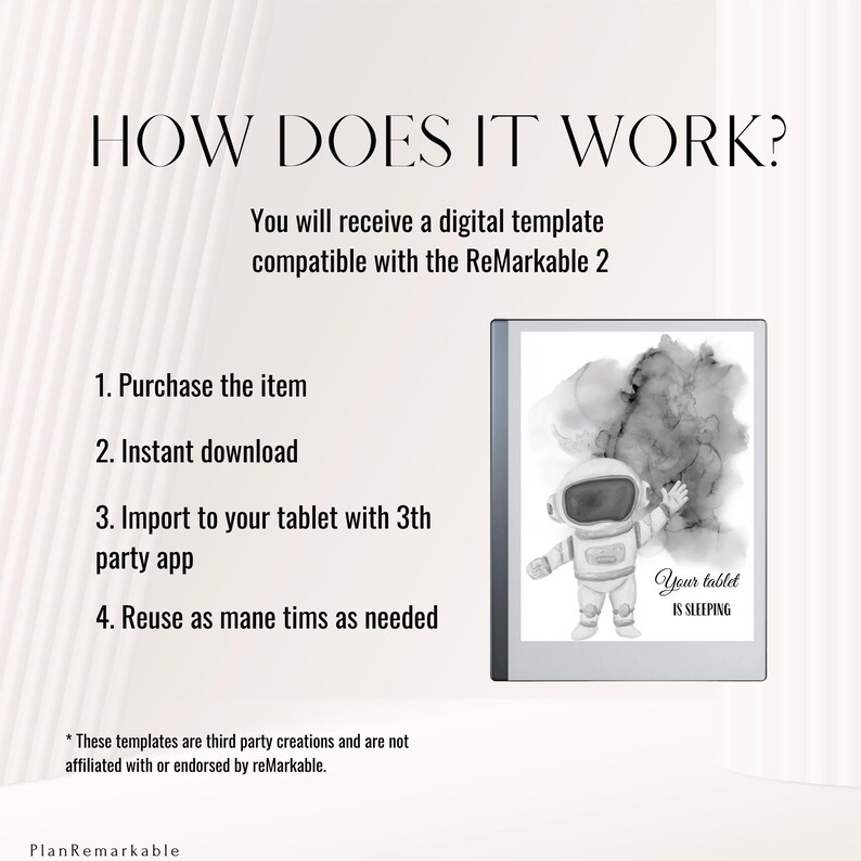 Sleep Screen, Notebook Screen and Cover for E-ink Tablet | Suitable for ...