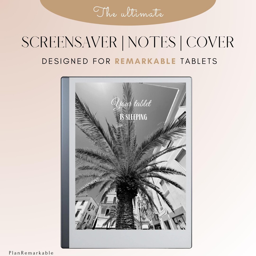 Sleep Screen, Notebook Screen and Cover for E-ink Tablet | Suitable for ...