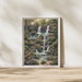 Vintage Painting of Waterfalls in Nature PRINT wall Art, Waterfalls ...