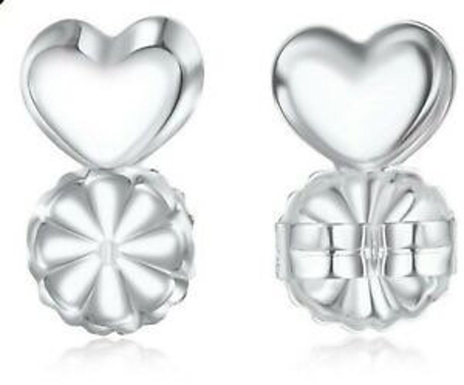 Silver Gold or Rose Gold Magic Earring Backs Support Lifts - Etsy