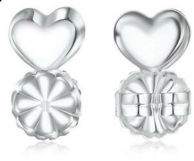 Silver Gold or Rose Gold Magic Earring Backs Support Lifts - Etsy