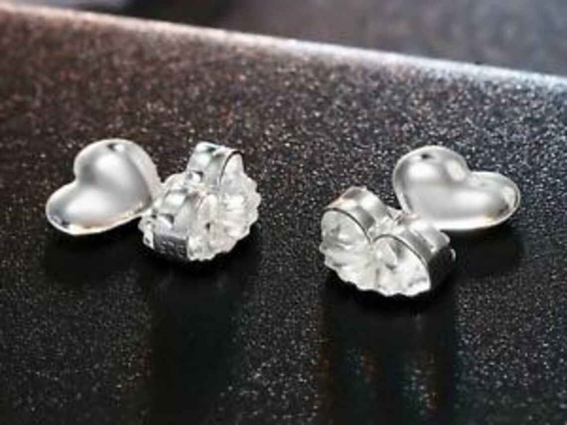 Silver Gold or Rose Gold Magic Earring Backs Support Lifts - Etsy